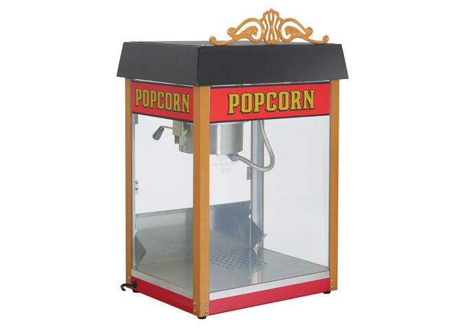 Winco 11040, Benchmark Street Vendor Popcorn Machine - 4 oz Kettle, 12