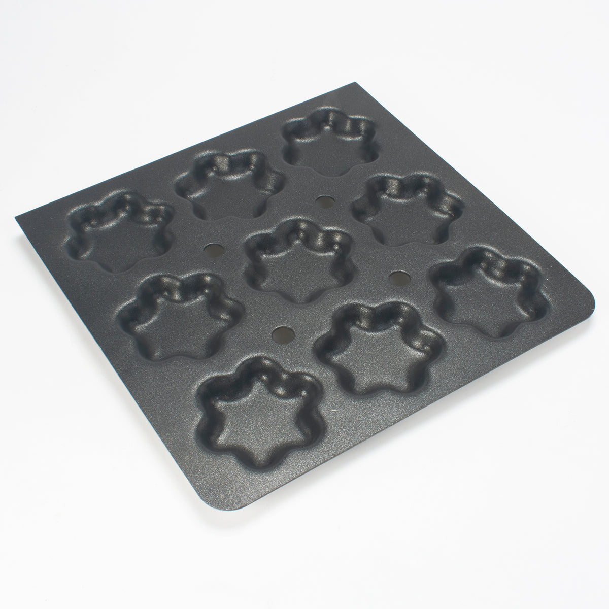 Non Stick Aluminum FLOWER Shape Idly Trays- 9 Idlys