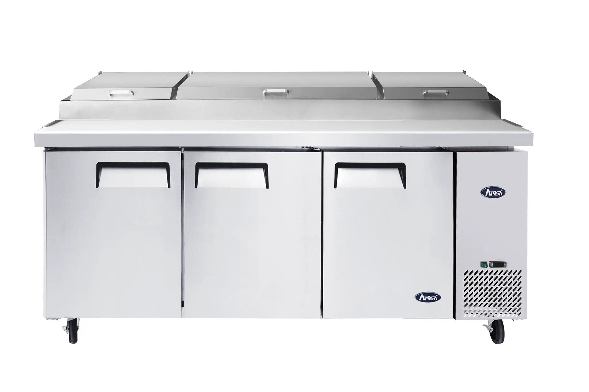 ATOSA MPF8203GR 93" 3-Door Pizza Prep Table