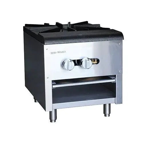 Serv-Ware SSSP-1 Gas Stock Pot Range w/ (1) Two Ring Burner, 110,000 B