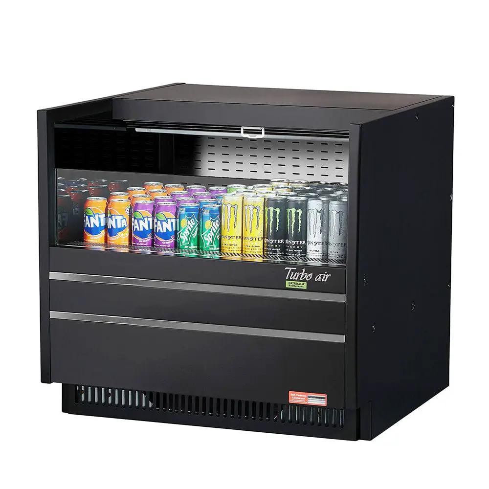 Turbo Air TOM-36UC-B-N 36" Horizontal Open Air Display Cooler