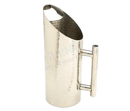 Stainless Steel Hammered Tower Water Pitcher-Large — Nishi Enterprise Inc