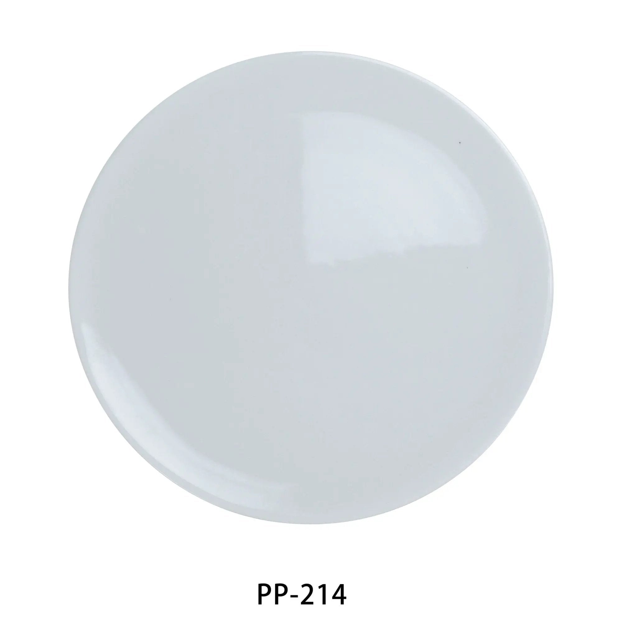 Yanco PP-214 Pizza Plate, Flat, 14", China, Super White