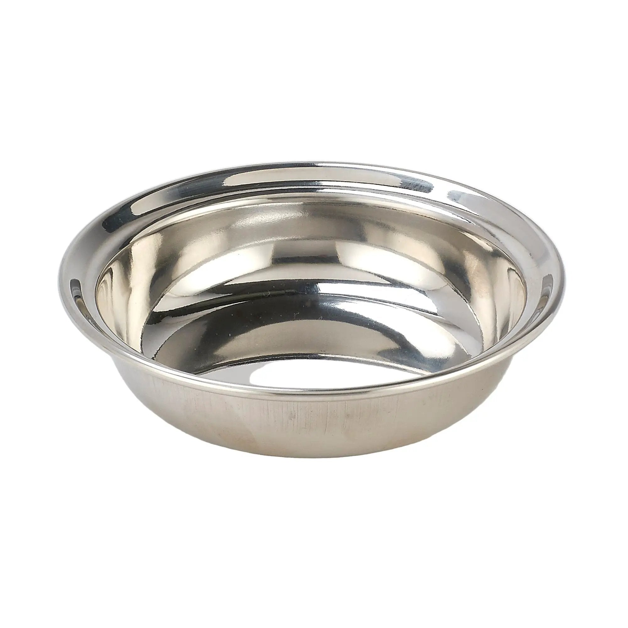 Stainless Steel Round Entree Serving Dish - 16 Oz.