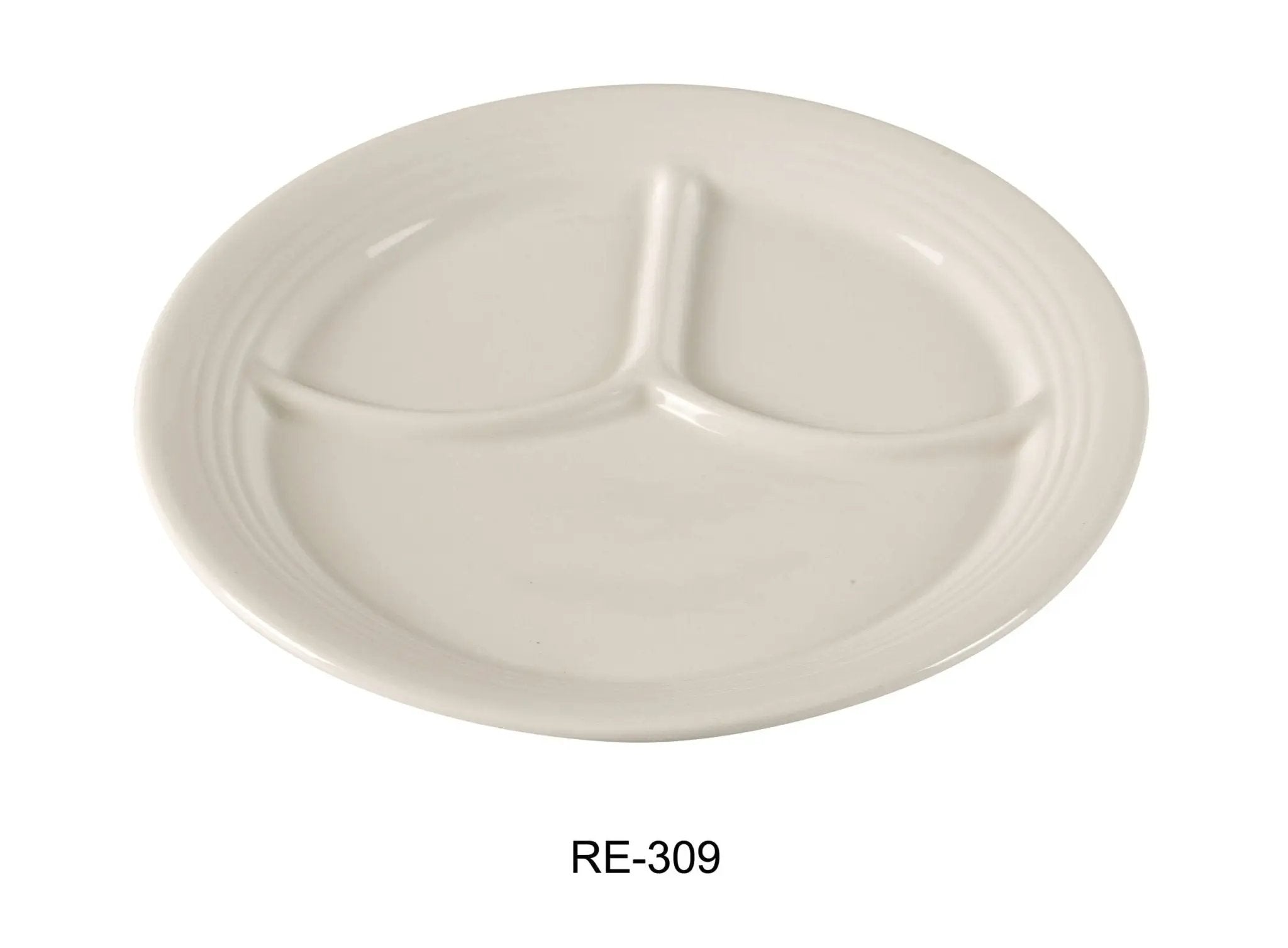 Yanco RE-309 Recovery Compartment Plate, White, 22 oz